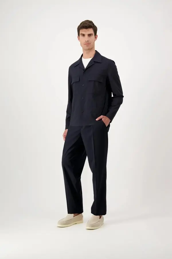 AUTORE Suit Sariana In Virgin Wool - Blu