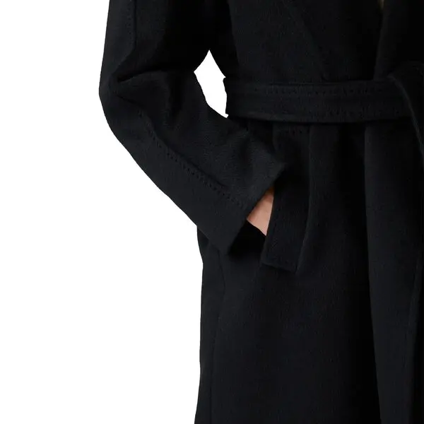Max Mara Weekend Tempera Wool Coat - Black