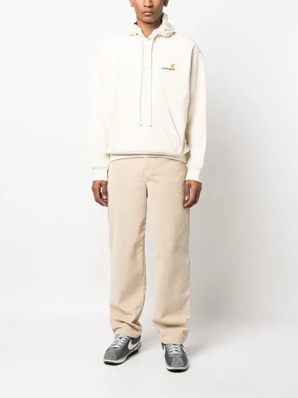 Carhartt Work In Progress Logo Cotton Hoodie