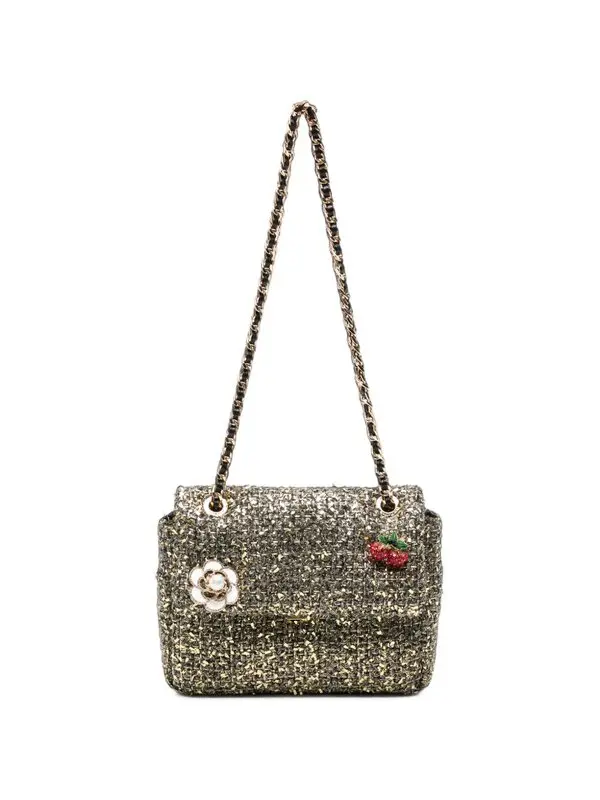 MINIME PARIS Tweed Shoulder Bag