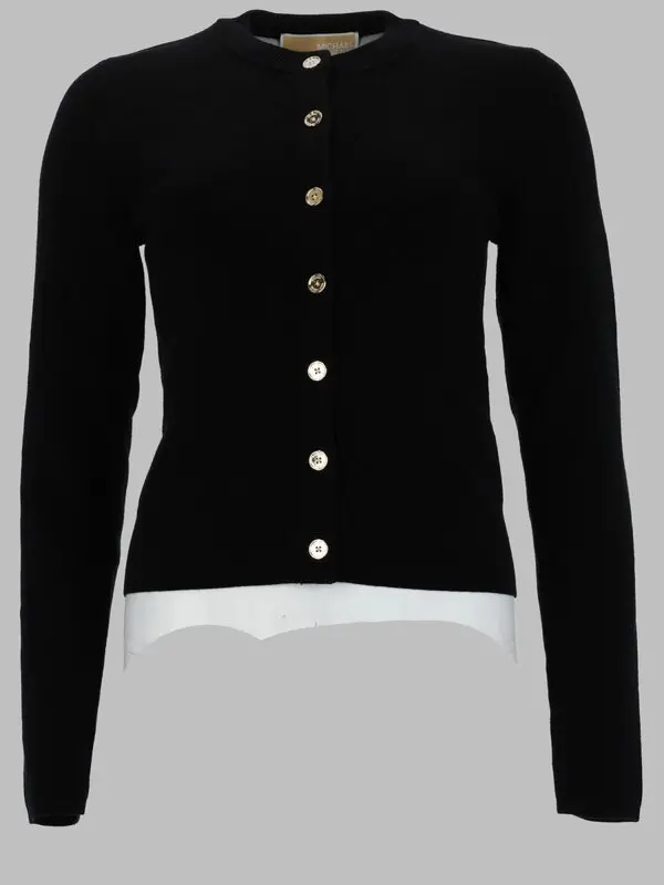 Michael Kors Cardigan In Misto Lana