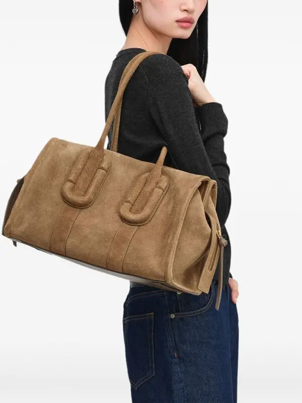 Marc Jacobs The Carryall Suede Leather Tote