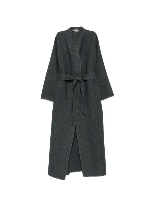 CORTANA Noon Wool Blend Coat - Navy