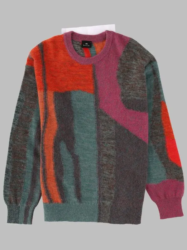 Paul Smith Maglia Con Motivo Floreale Glitch