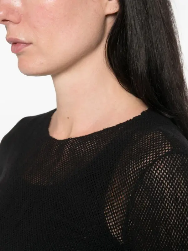 CORTANA Mesh Wool Top