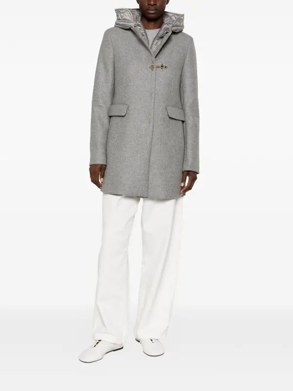 FAY Nylon Midi Parka Coat