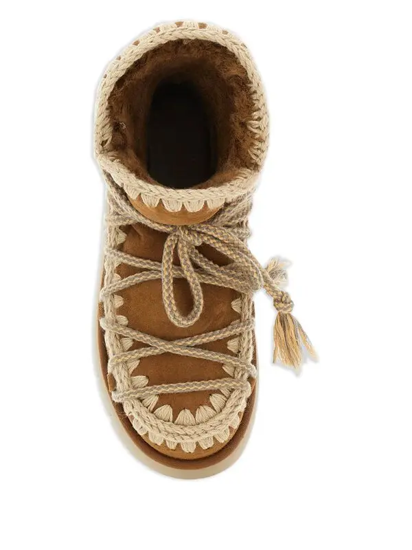 Mou Bounce Wool Boots - Luggage