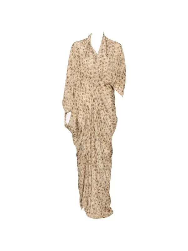 CORTANA Mayu Printed Long Dress