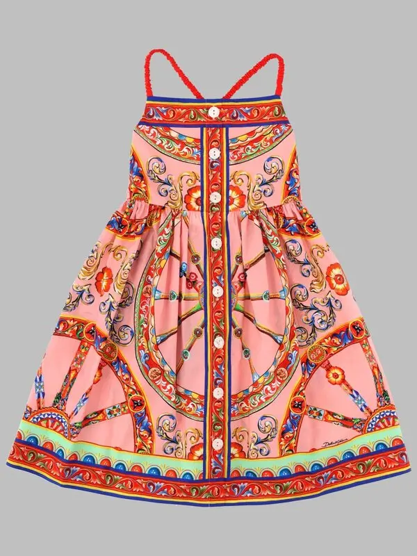 Dolce & Gabbana Abito A Fantasia Senza Maniche