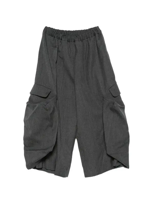 Comme Des Garçons Wool Trousers - Grey
