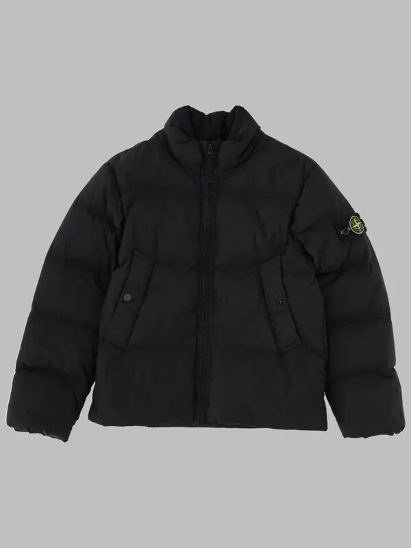 Stone Island Piumino In Leggero Nylon Riciclato