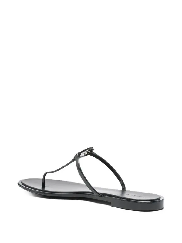 Tory Burch Mini Miller Thong Sandals - Black