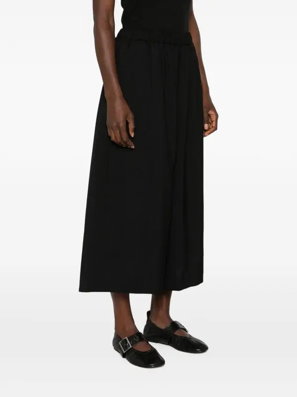 Comme Des Garçons Wool Wide Leg Trousers
