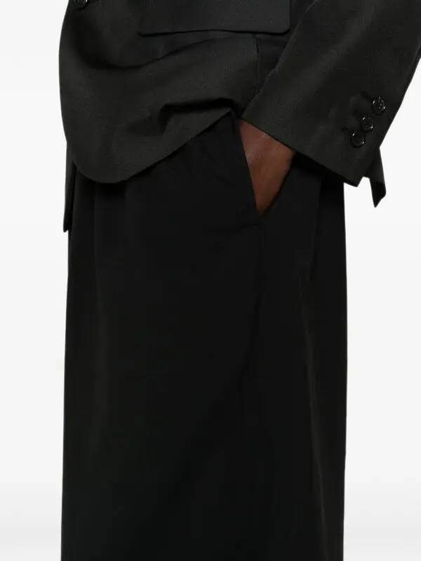 Comme Des Garçons Wool Wide Leg Trousers