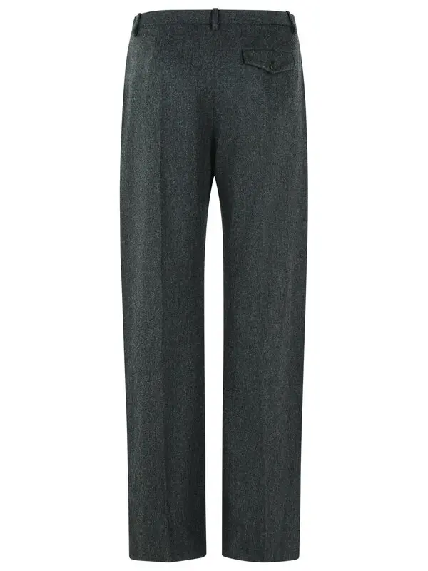 Khaite Hunter Wool And Cashmere Trousers