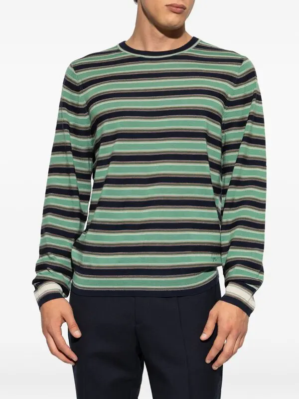Paul Smith Wool Striped Crewneck Sweater
