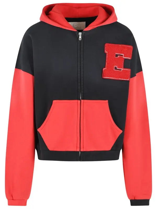 ERL Varsity' Black Cotton Sweatshirt