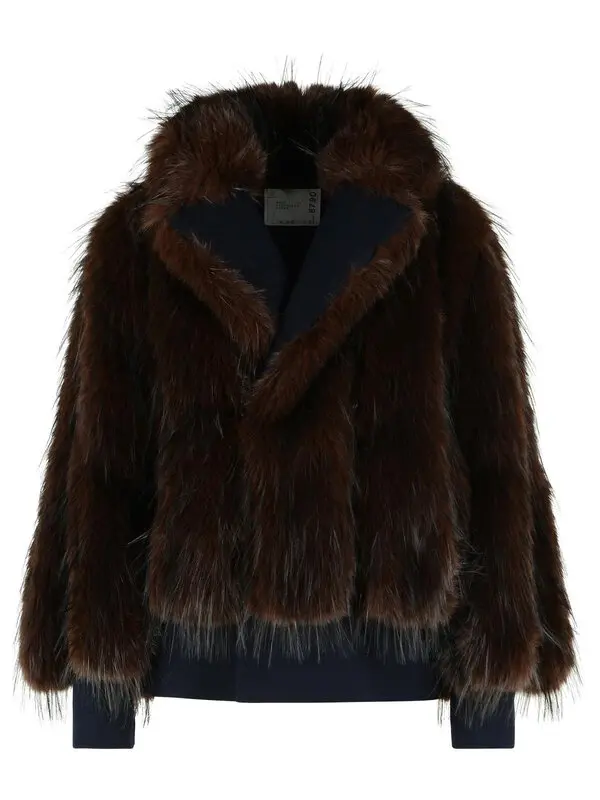 Sacai Faux Fur Coat