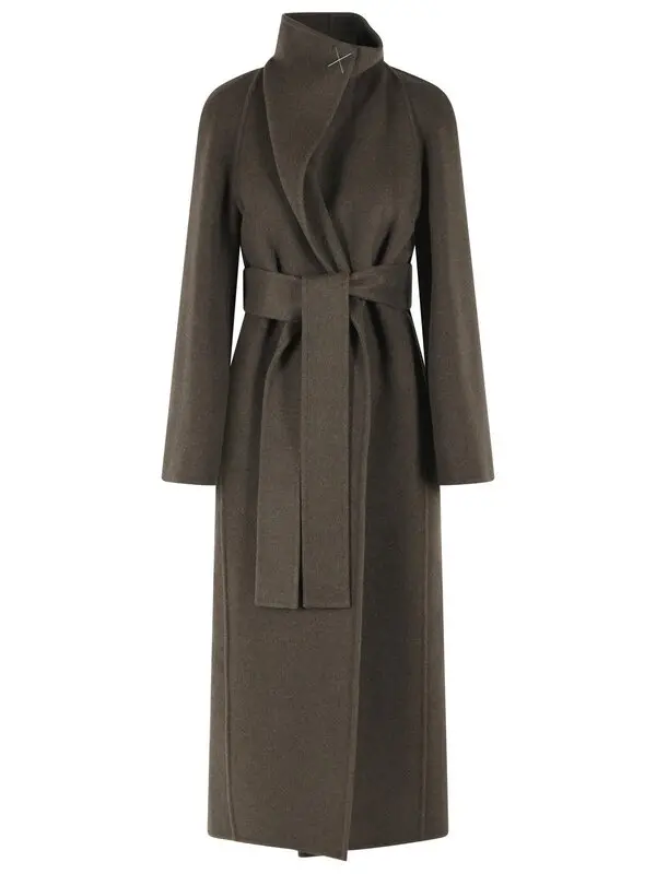 Khaite Romare' Wool Coat - Green