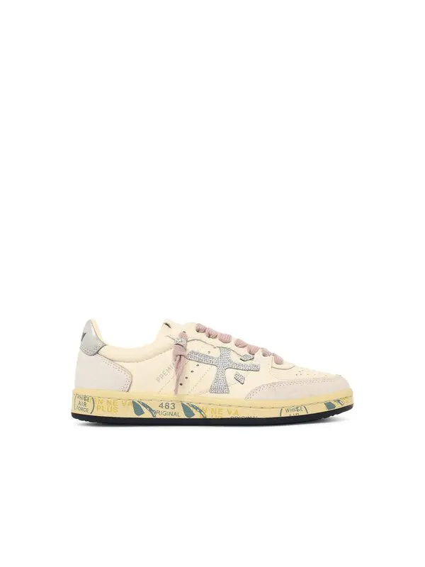 Premiata Bskt Clay' Ivory Lear Sneakers
