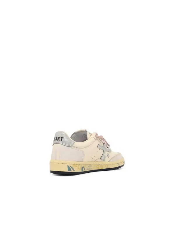 Premiata Bskt Clay' Ivory Lear Sneakers