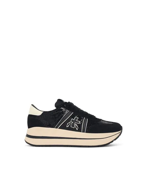 Premiata Bethcoin' Grey Fabric Blend Sneakers
