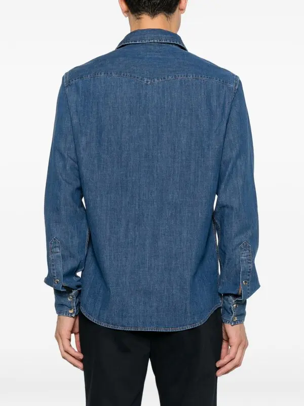 JACOB COHЁN Cotton Western Shirt
