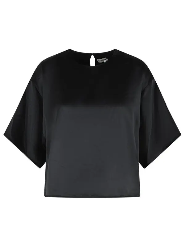 Simkhai Acetate Blend Top - Black
