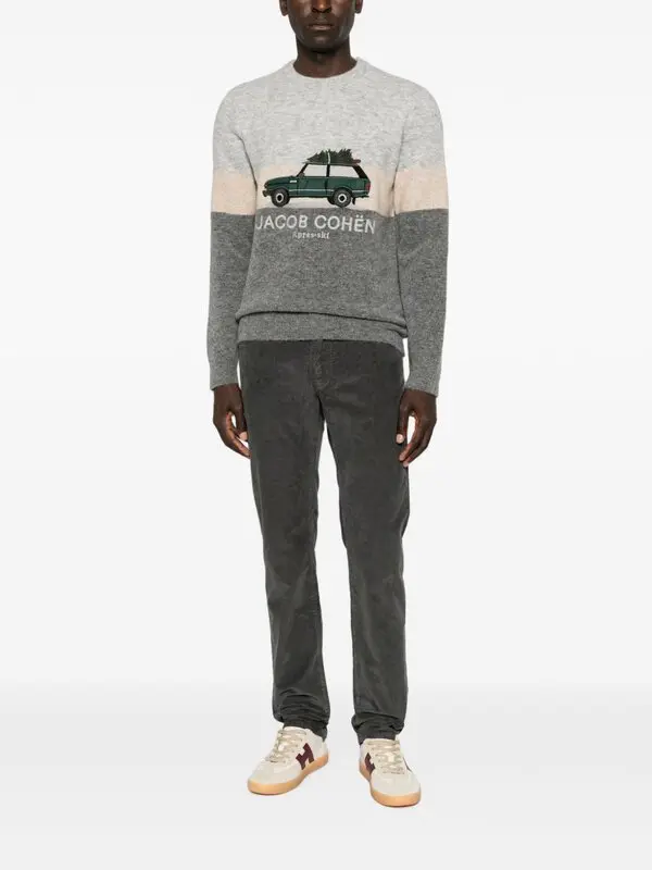 JACOB COHЁN Wool Crewneck Sweater