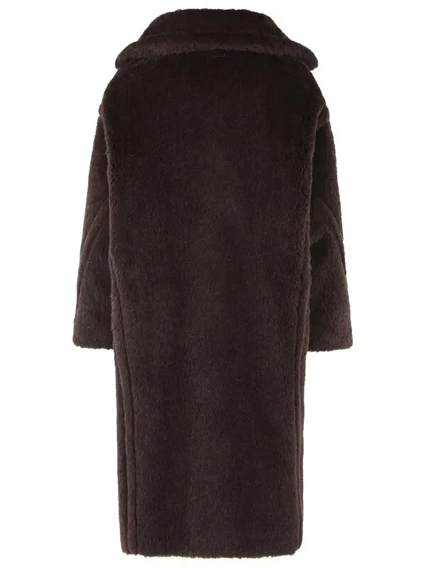 Max Mara Tedgirl' Dark Alpaca Blend Coat - Brown