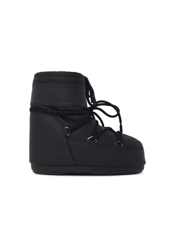 Moon Boot Mb Icon Low Rubber' Pvc Boots - Black
