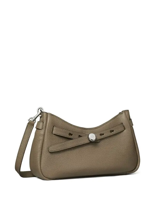 Tory Burch Romy Leather Crossbody Bag - Grey