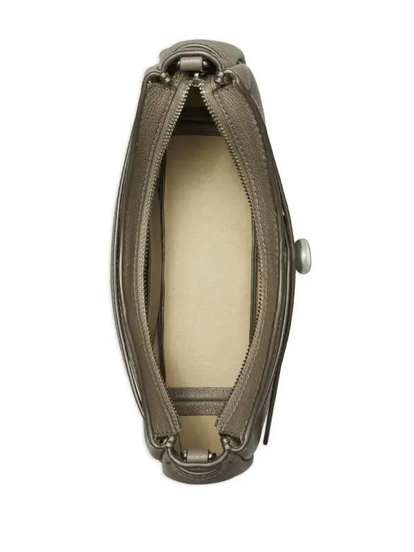 Tory Burch Romy Leather Crossbody Bag - Grey
