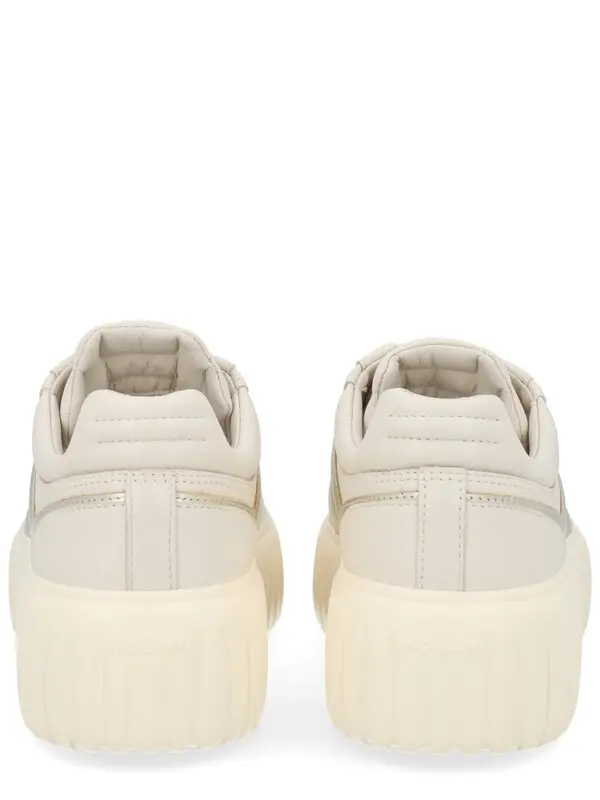 Hogan Sneaker 'h Stripes - Ivory