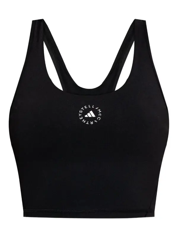 Adidas By Stella McCartney Logo Tank Top - Black