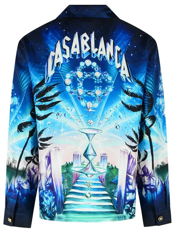 Casablanca Crystal Alchemy Silk Shirt