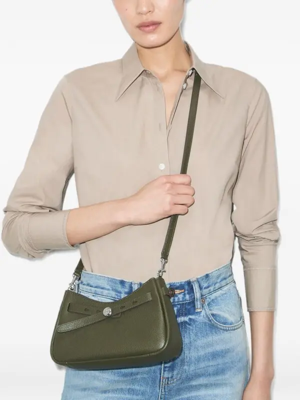 Tory Burch Romy Leather Crossbody Bag - Green