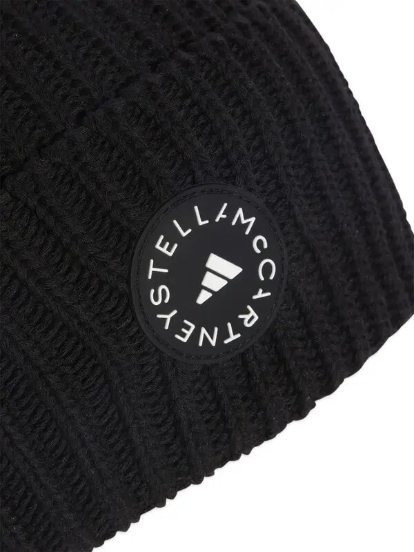 Adidas By Stella McCartney Cotton Blend Beanie - Black