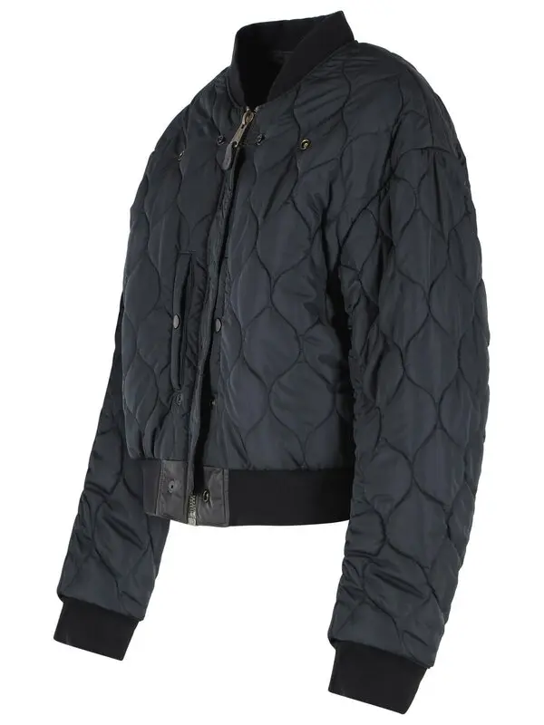 MAISON MARGIELA Dark Polyamide Reversible Bomber Jacket