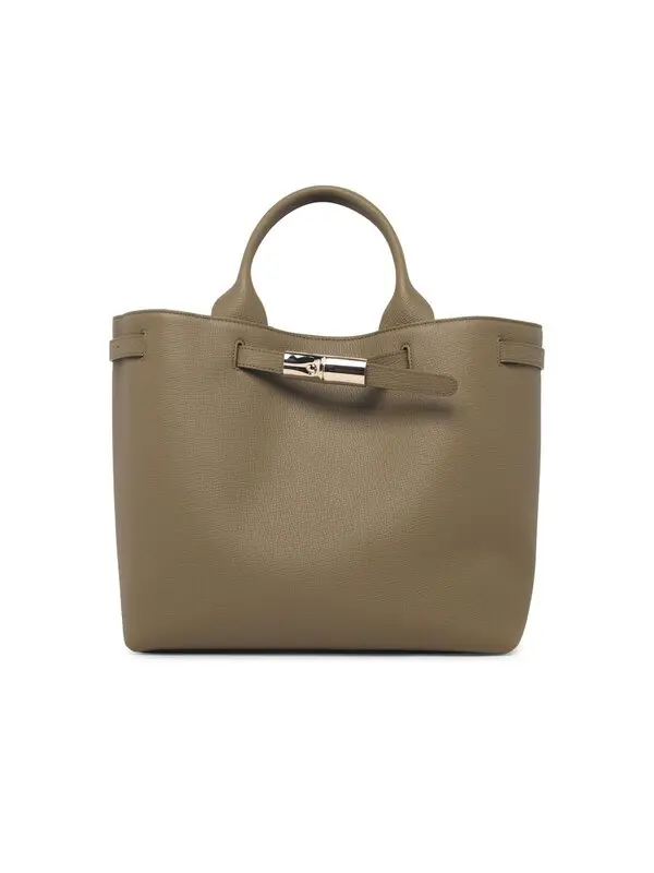 Longchamp L Le Smart' Lear 'olive' Shopping Bag