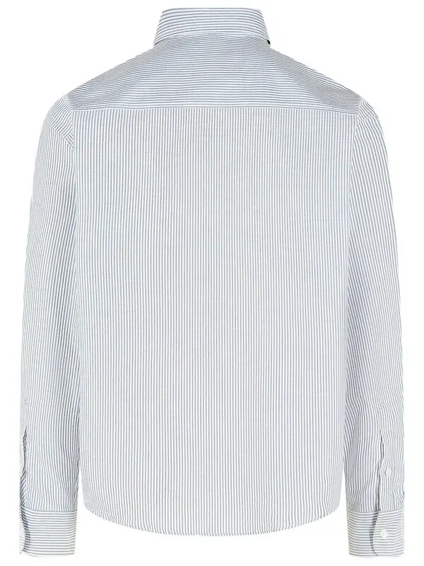 AMI Paris De Cœur' And White Cotton Shirt