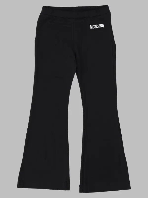 Moschino Pantalone Flared Con Logo