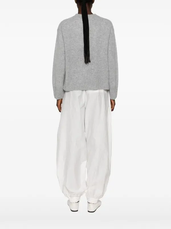 CT PLAGE Wool Crewneck Sweater - Grey