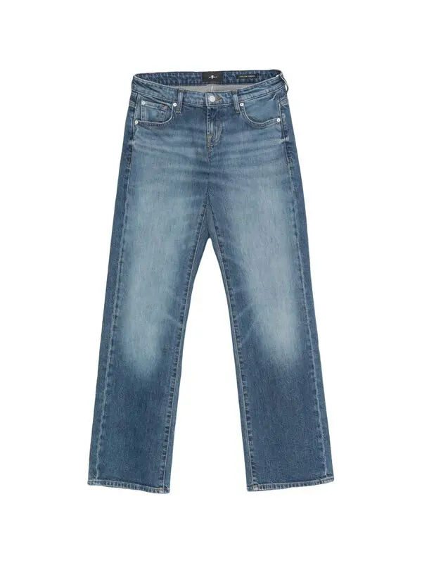 SEVEN Low Straight Denim Jeans