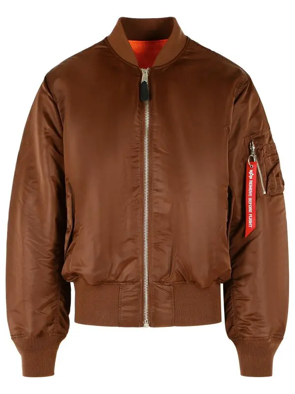 Alpha Industries Ma 1 Heritage' Powder Nylon Bomber Jacket
