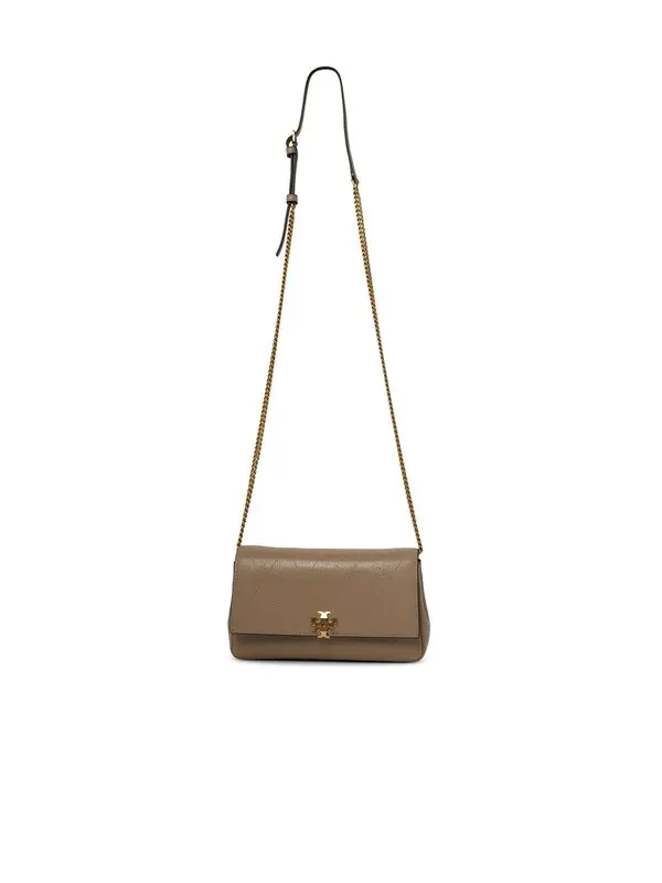 Tory Burch Charlie Matelassé Mini Bag In Cement Lear - Ivory