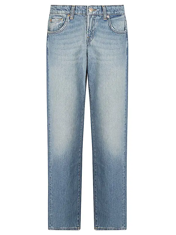 SEVEN Low Straight Denim Jeans