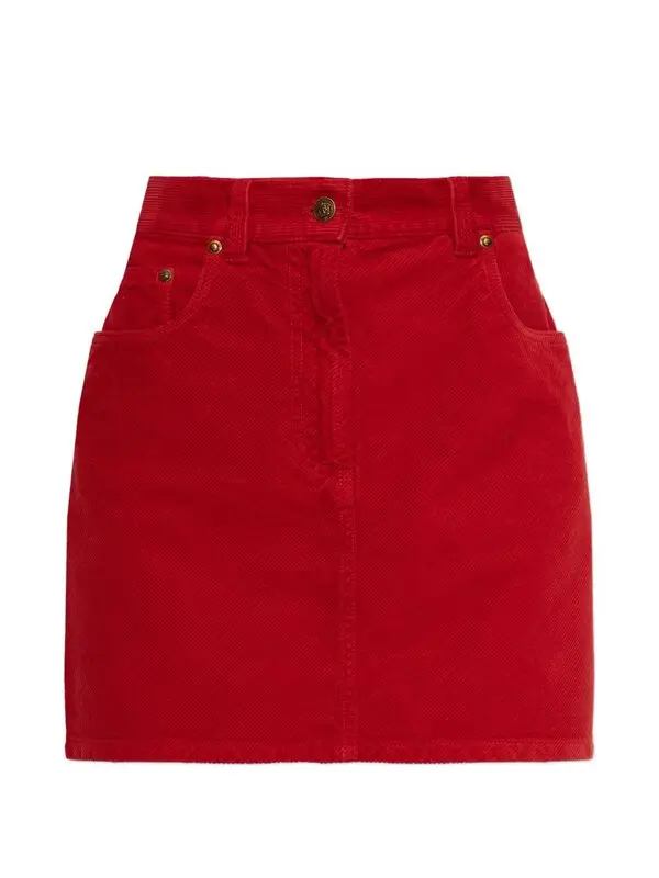 Versace Velvet Cotton Skirt
