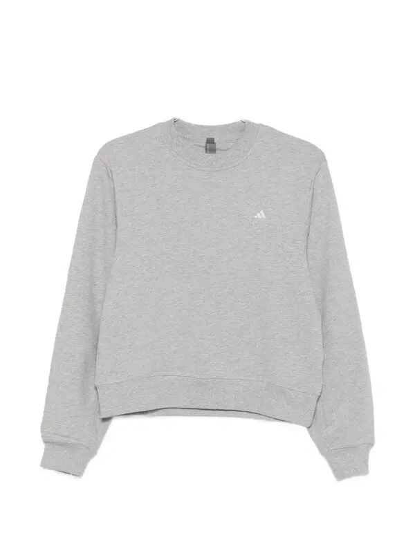 Adidas By Stella McCartney Cotton Crewneck Sweatshirt - Grey