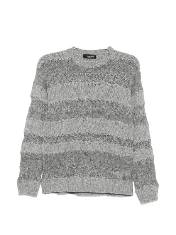 Fabiana Filippi Wool Crewneck Sweater - Grey